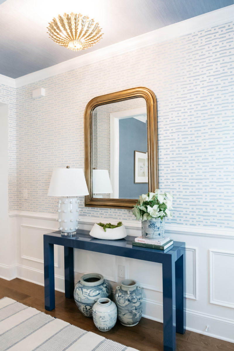 Blue Entryway - Nicole Hart Interiors